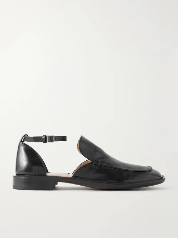 Calvin Klein Lido Leather Loafers - Black