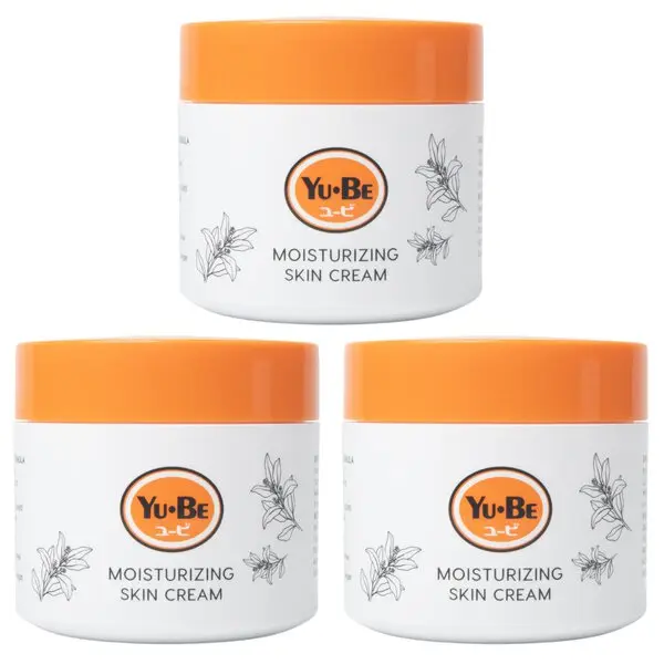 YU-BE, INC. Moisturizing Skin Cream Jar Trio