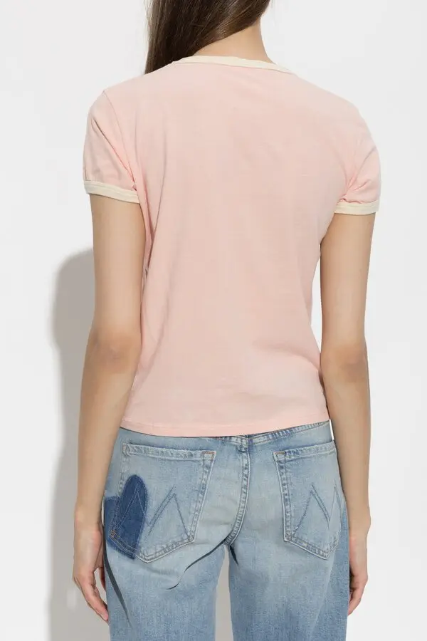 MOTHER T-shirt ‘lil Goodie Ringer