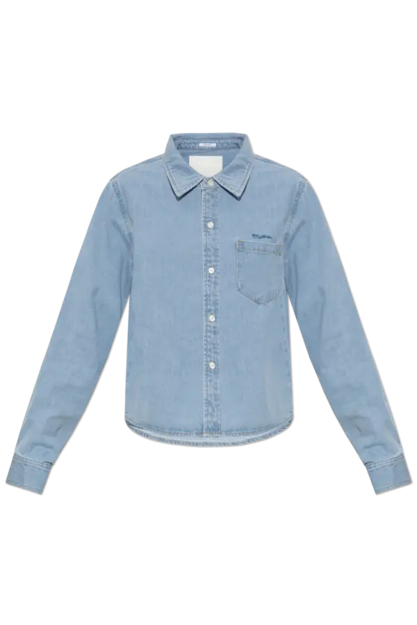 MOTHER Honor Roll’ Denim Shirt - Blue