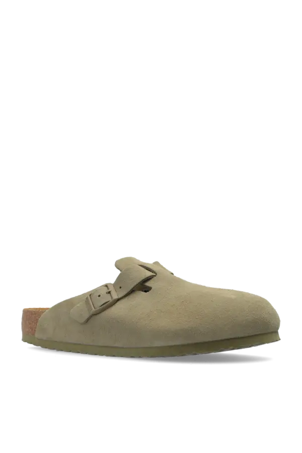 BIRKENSTOCK Suede Mules `boston Bs