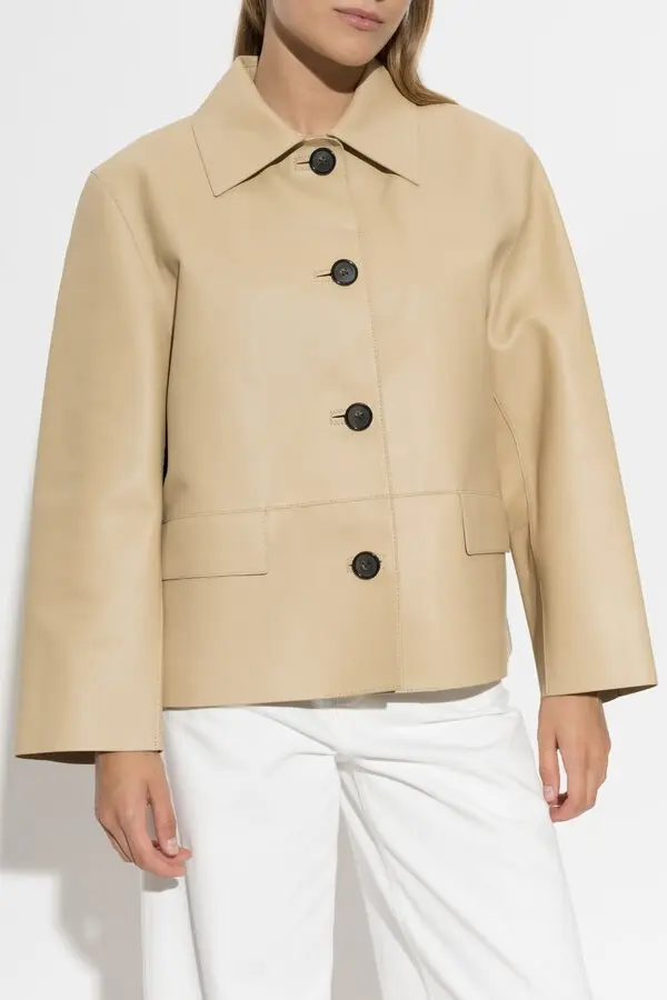 TOTEME Leather Coat