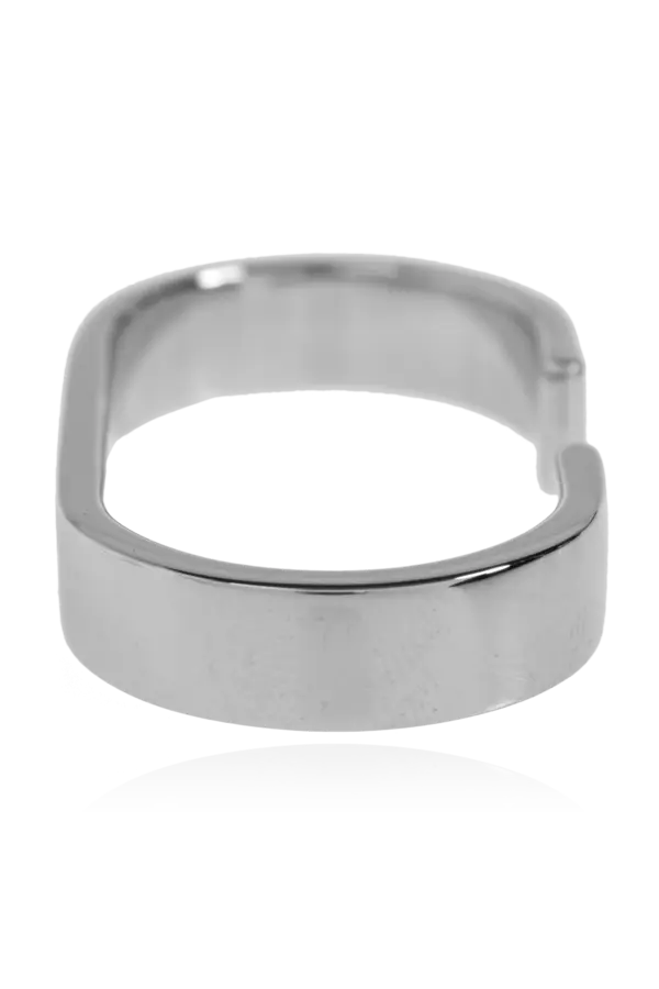 MAISON MARGIELA Double Ring With Engraved Logo