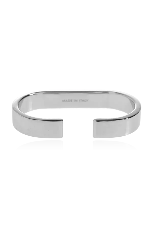 MAISON MARGIELA Double Ring With Engraved Logo