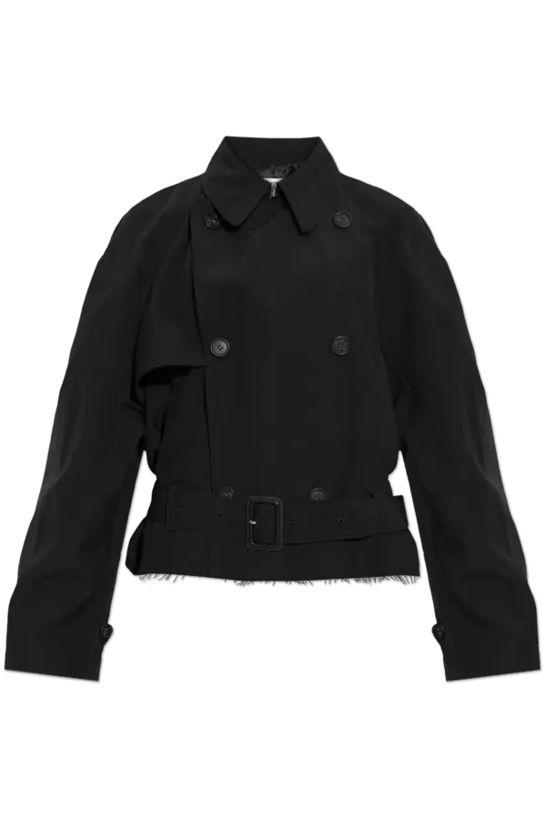 MAISON MARGIELA Jacket With Raw Finish - Black