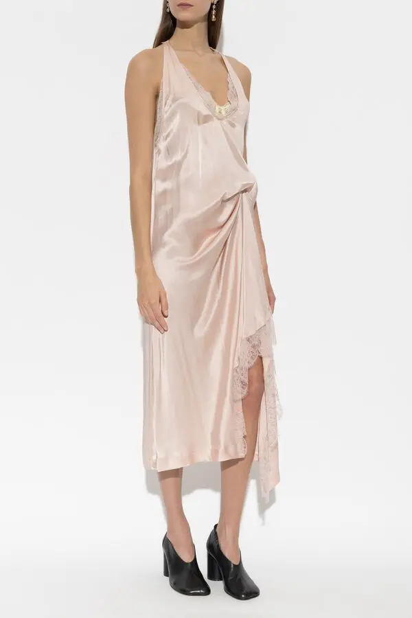 MAISON MARGIELA Dress With Lace Trim