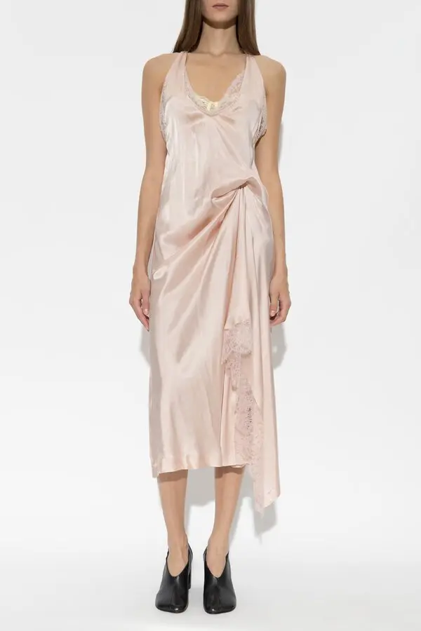 MAISON MARGIELA Dress With Lace Trim