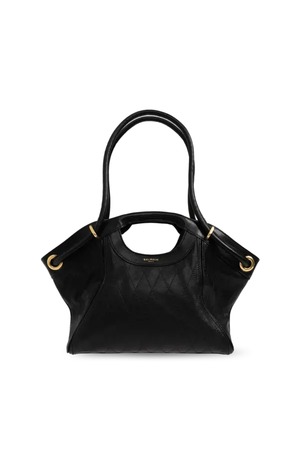 Balmain Leather Bag - Black