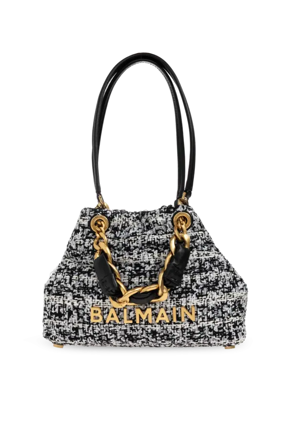 Balmain Bag '1945 Soft - Black