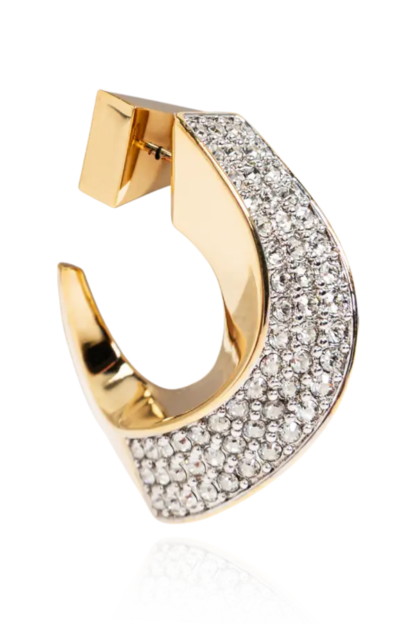 LANVIN Earrings With Shimmering Crystals