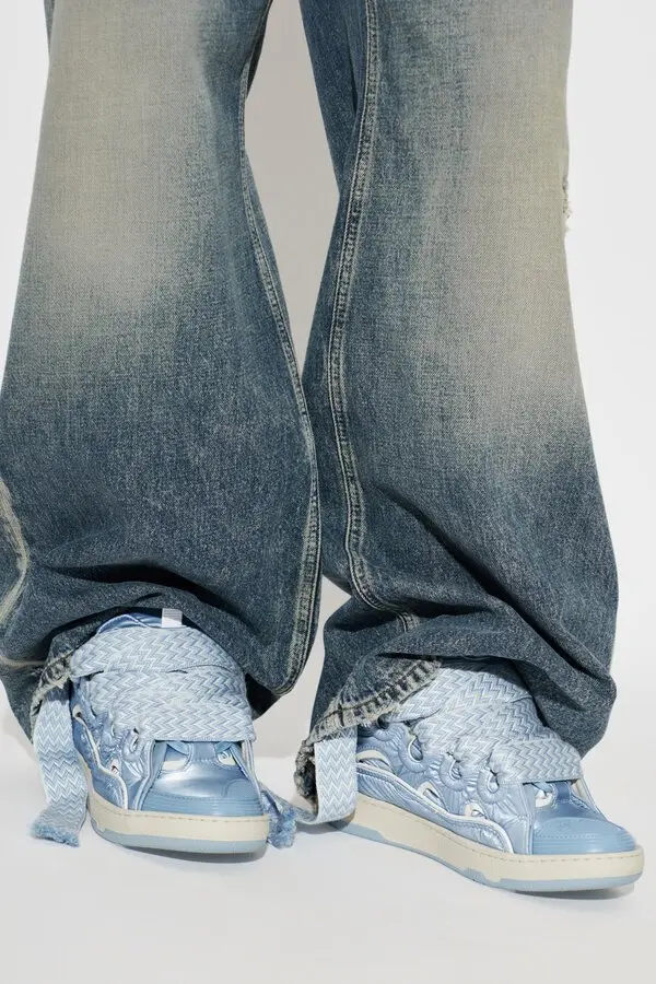 LANVIN Curb Low Top Sneakers - Blue