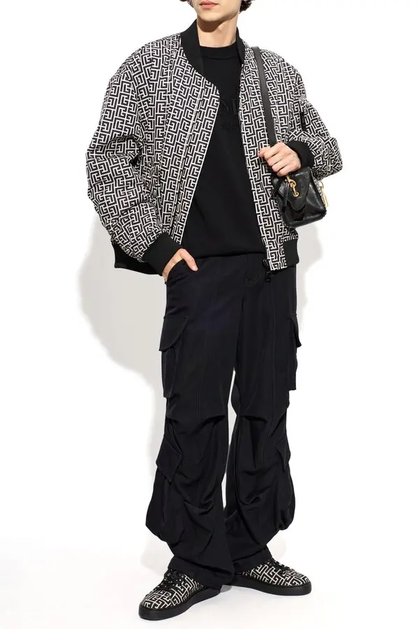 Balmain B-court Monogram Sneakers