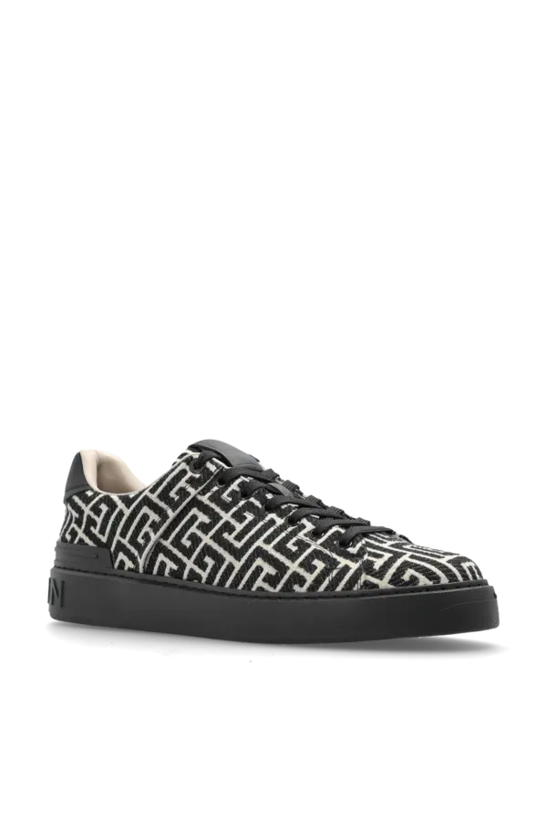 Balmain B-court Monogram Sneakers