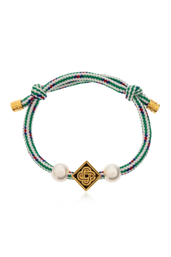 Casablanca Pearl And Gold Tone Bracelet - Multicolour