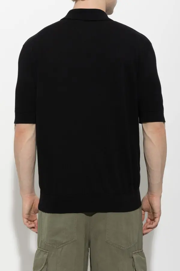 Balmain Polo With Embroidered Logo