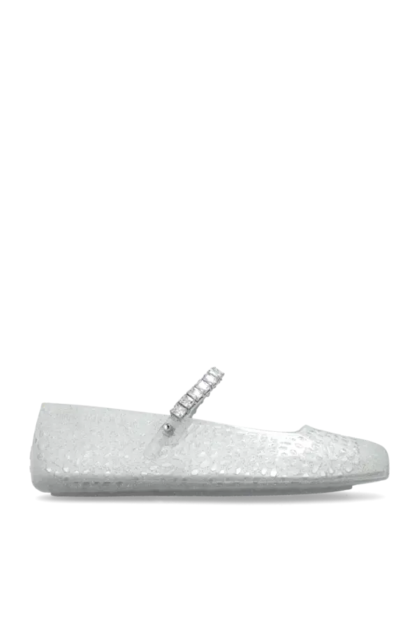 JIMMY CHOO Ballet Flats "the Jelly - Silver