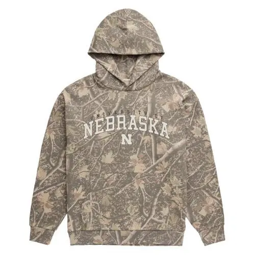 USCAPE APPAREL Nebraska Huskers Camouflage Fleece Hoodie - Camo