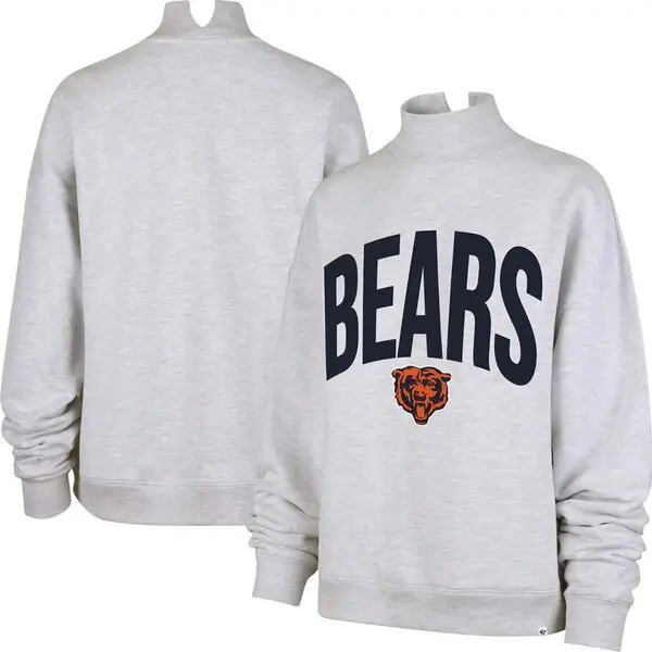 '47 47 Chicago Bears Subtle Muse Mock Neck Sweatshirt