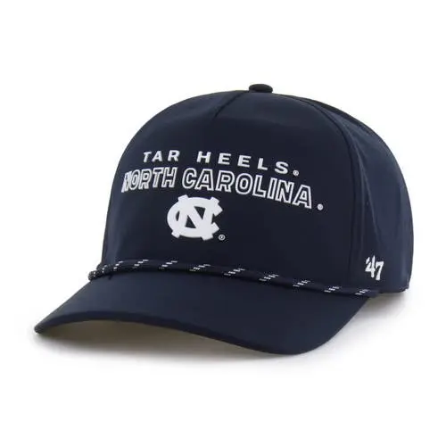 '47 North Carolina Tar Heels Forward Vent Hitch Rope Adjustable Hat - Navy