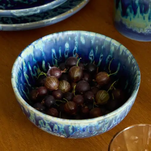 MOMENI Hanami Stoneware 20-piece Dinnerware Set - Blue