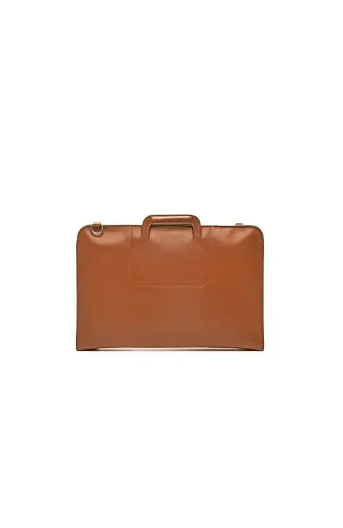 KORCHMAR Jackson Leather Briefcase - Tan