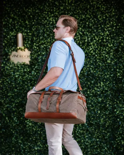 KORCHMAR Flynn 20" Waxed Canvas Weekender