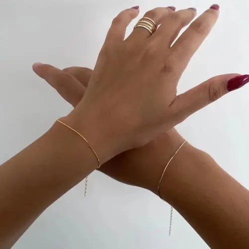 SPERO LONDON Sterling Fine Chain Bracelet