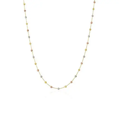 SPERO LONDON Dorissa Multicolour Sterling Silver Beaded Necklace - Gold