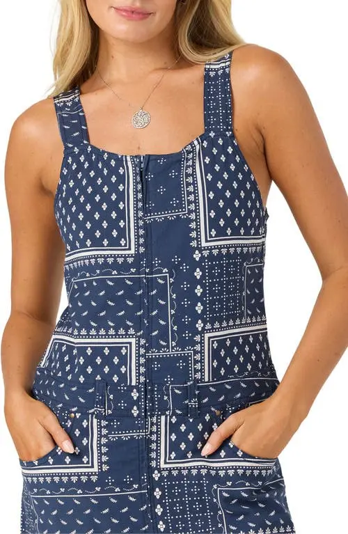 O'Neill Lorna Cotton & Linen Minidress
