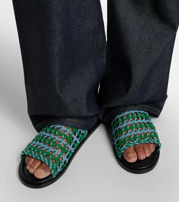 JW Anderson Woven Sandals - Blue