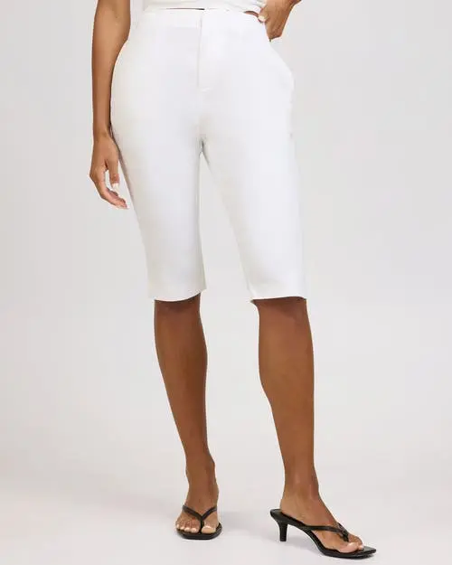Onia Slim Fit Capri Pant - White