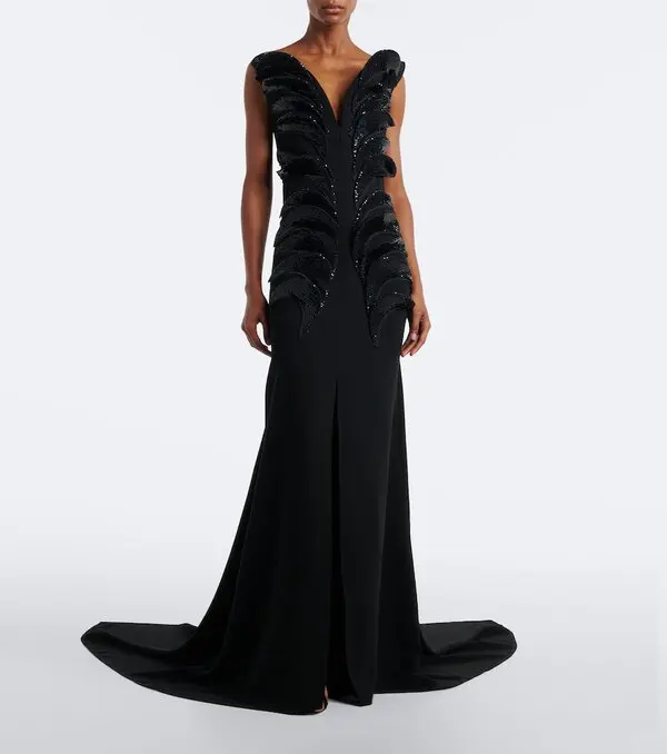 Maticevski Spearhead Embellished Gown