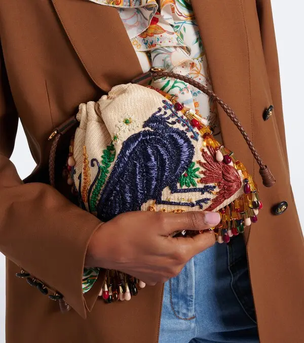 Etro Small Shoulder Bag With Drawstring Closure
