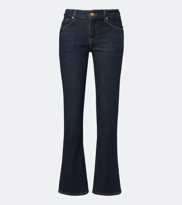 7 For All Mankind Calie Straight Jeans - Blue