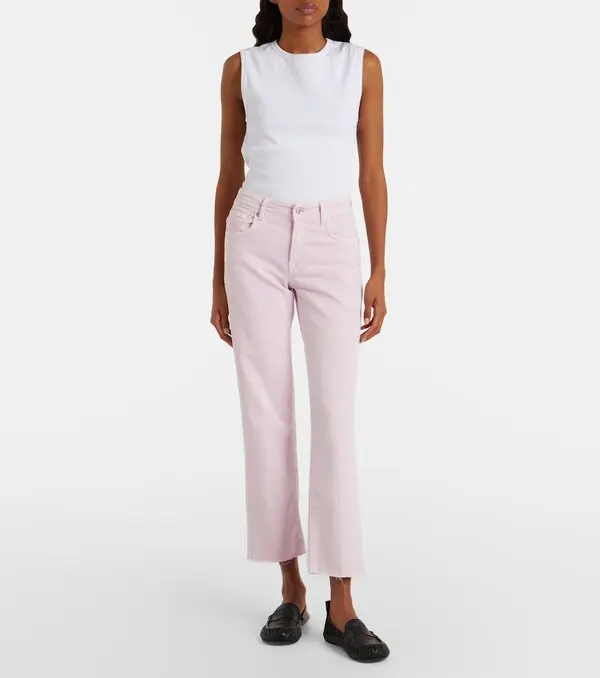 7 For All Mankind Calie Straight Jeans - Pink