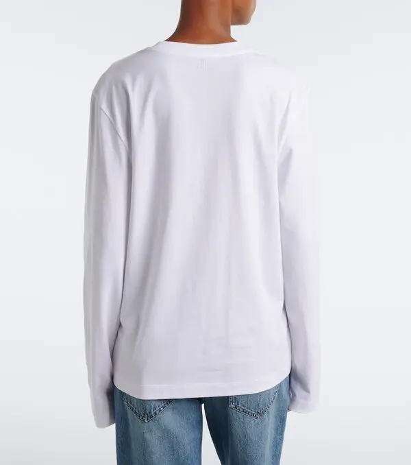 AMI Paris De Cœur Cotton Jersey T-shirt