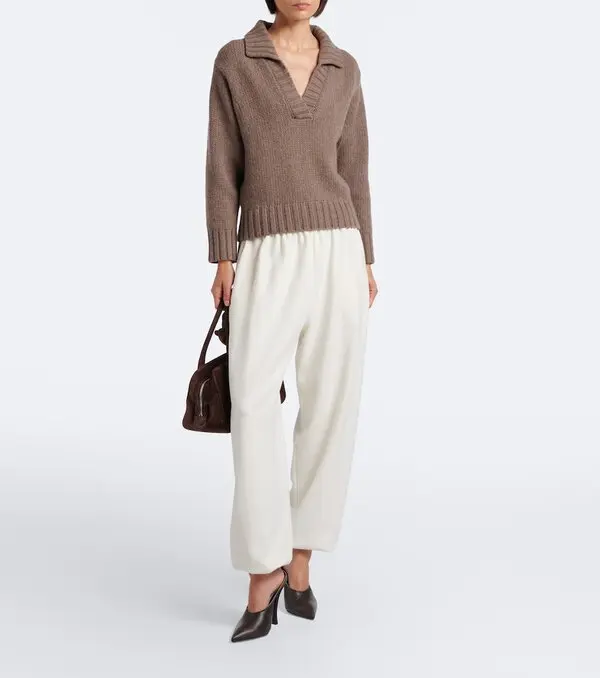 Magda Butrym Jersey Sweatpants - White