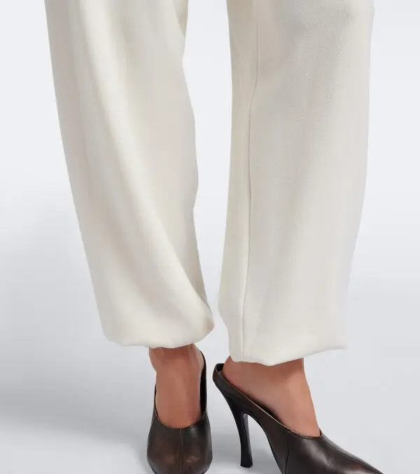 Magda Butrym Jersey Sweatpants - White
