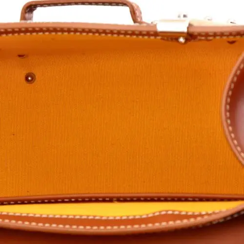 Goyard Structured Saigon Top Handle Bag Coated Canvas With Leather Mini