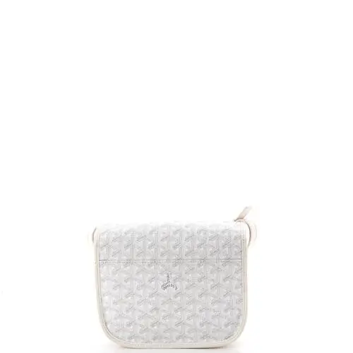 Goyard Belvedere Messenger Bag Coated Canvas With Leather Pm