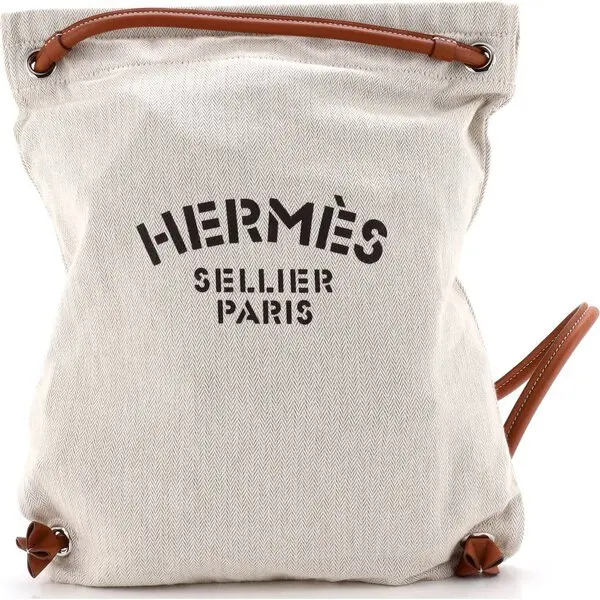 Hermès Maline Bag Toile - Ecru