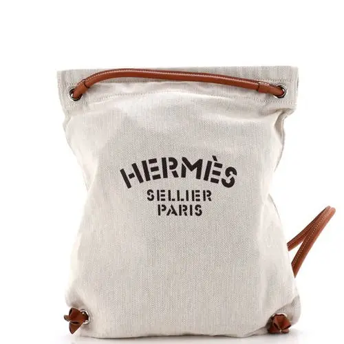 Hermès Maline Bag Toile - Ecru