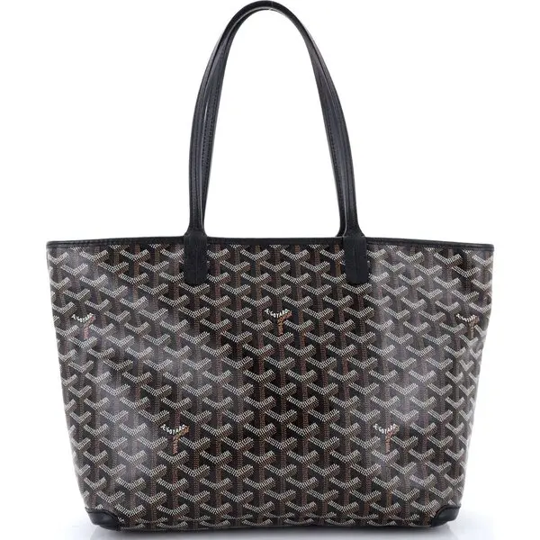 Goyard Artois Tote Coated Canvas Pm - Black