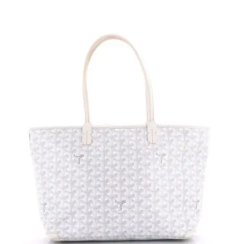 Goyard Artois Tote Coated Canvas Pm - White