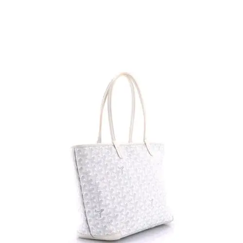 Goyard Artois Tote Coated Canvas Pm - White