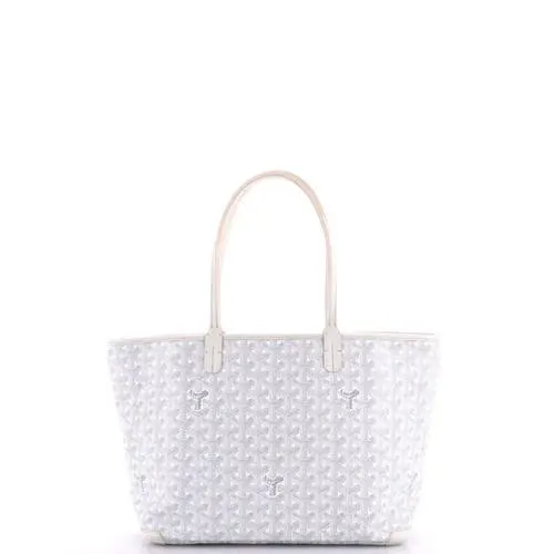 Goyard Artois Tote Coated Canvas Pm - White
