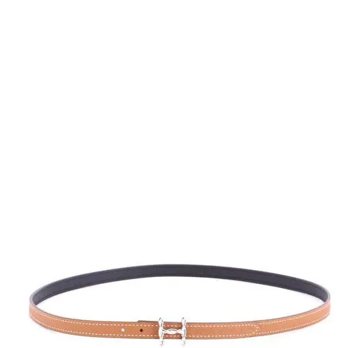 Hermès H Torsade Buckle Reversible Belt Leather Thin