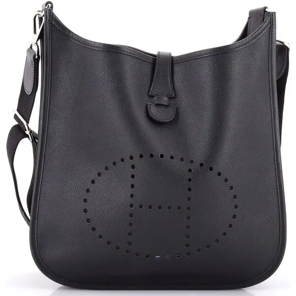 Hermès Evelyne Bag Gen Iii Epsom Pm - Noir