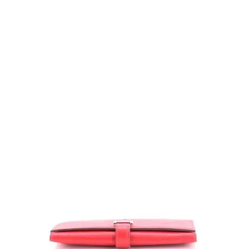 Hermès Bearn Wallet Epsom Long - Red
