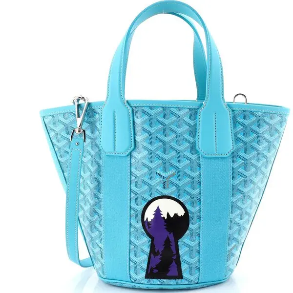 Goyard Belharra Tote Printed Coated Canvas Pm - Brown